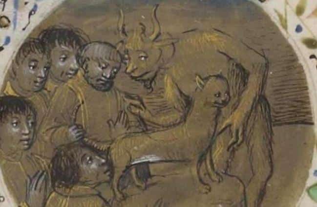 The Act of Kissing Animals' Anuses for Devil Worship: Osculum Infame ...